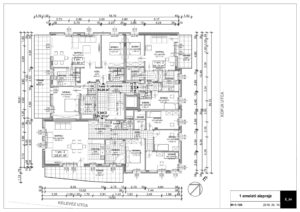 É04_1 emeleti alaprajz | Környezettudatos épületek